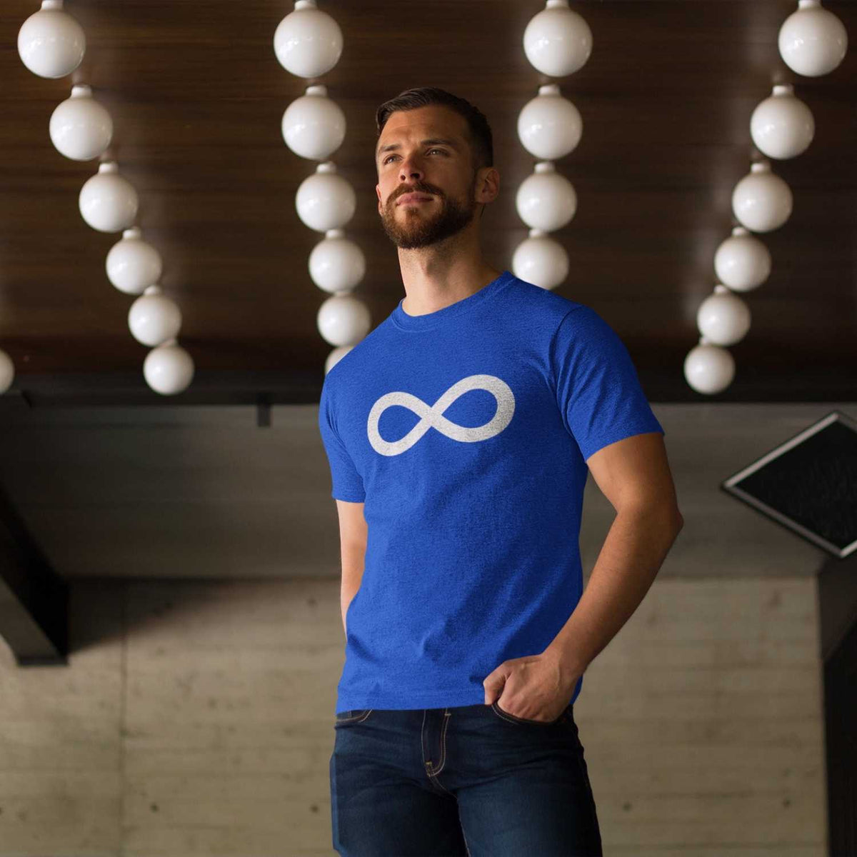 Infinity - Metis Symbol - Blue | Soft & Light T-Shirt – Native American ...