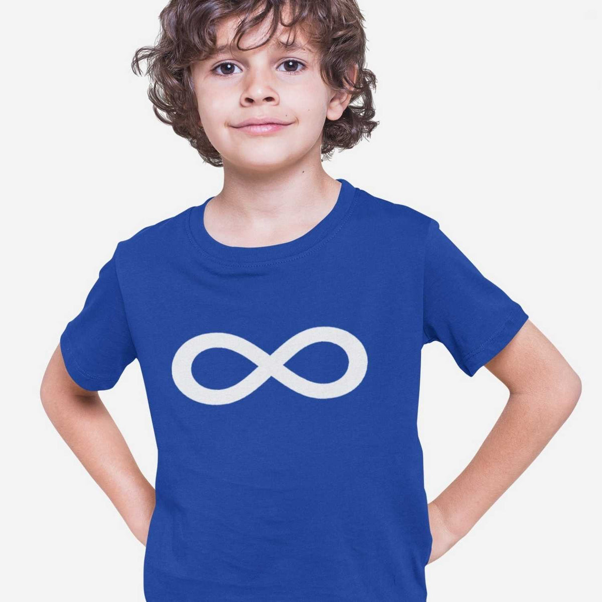 Infinity - Metis Symbol - Blue | Youth T-Shirt – Native American ...