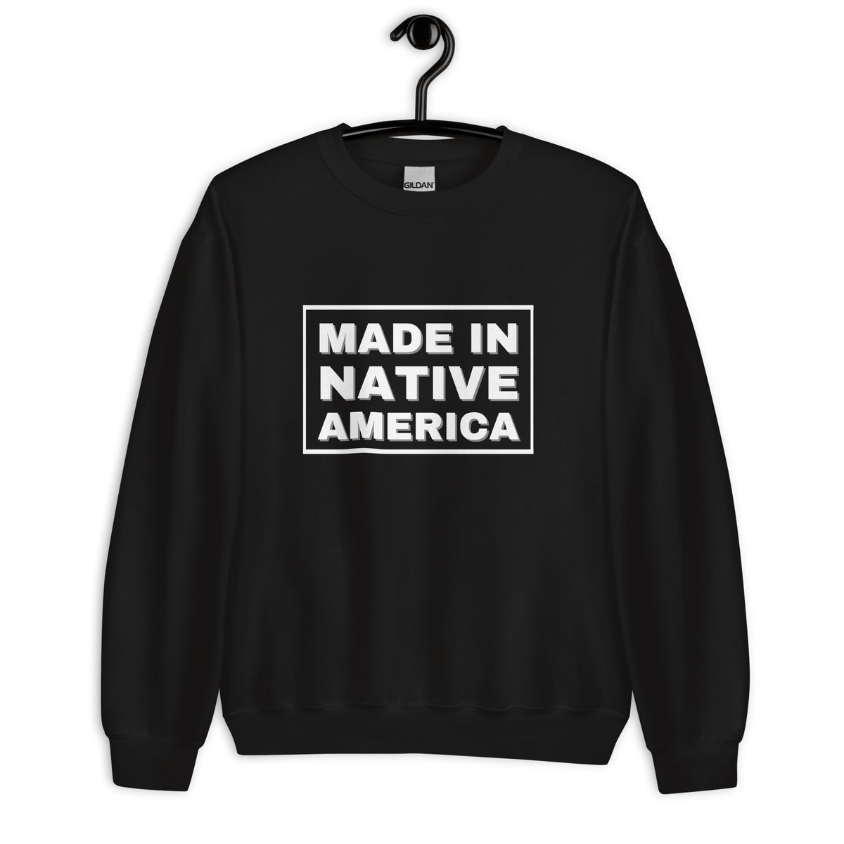 Made in Native American - White | Sweatshirt – Native American Merchandise